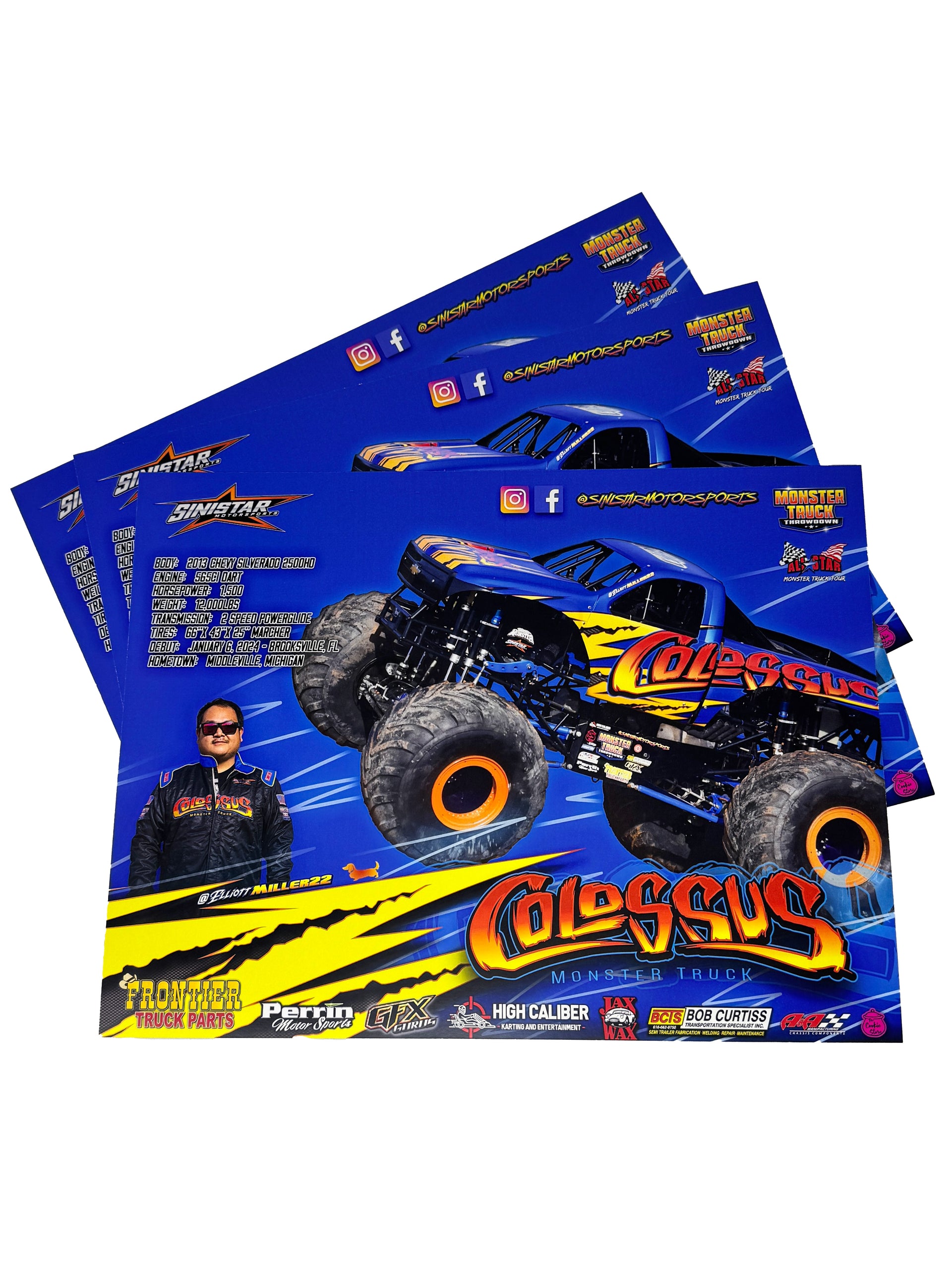 Colossus Hero Card – Monster Truck Throwdown