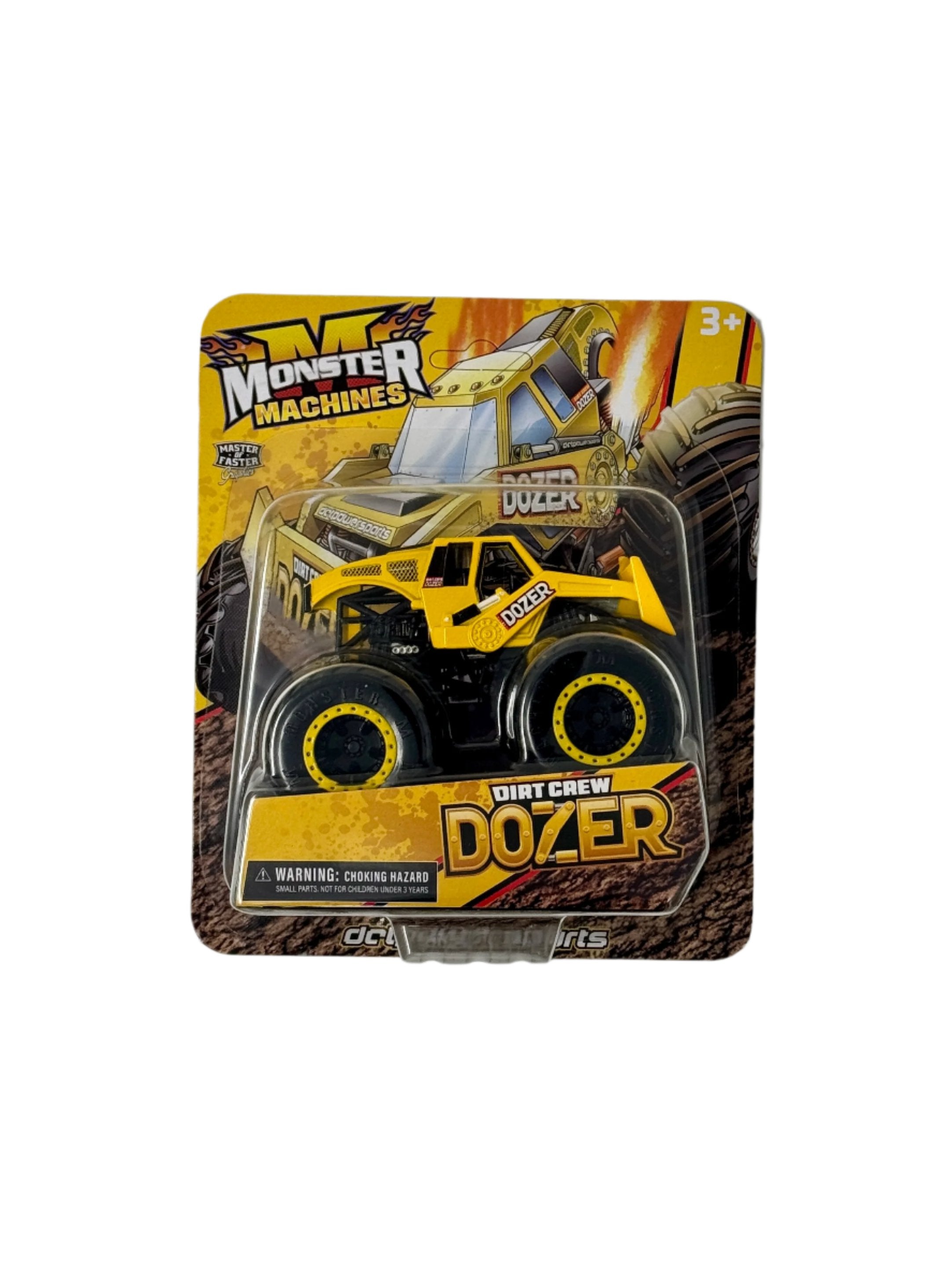 Dirt Crew Dozer 1:64 Diecast – Monster Truck Throwdown